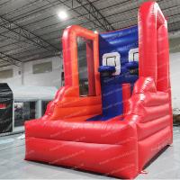 China Outdoor Inflatable Basketball Game 3.66x3x4.26m Durable PVC Hoop for Kids and Adults for sale