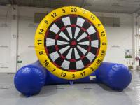 China Giant Inflatable Soccer Dartboard Target Interactive Throwing Game 3m 4m 5m Height for sale