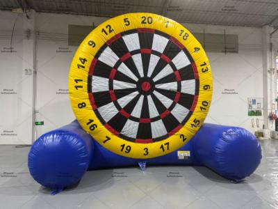 China Giant Inflatable Soccer Dartboard Target Interactive Throwing Game 3m 4m 5m Height for sale