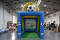 China Custom PVC Inflatable Soccer Goal 5x3x3m with Blower for Competitive Games for sale