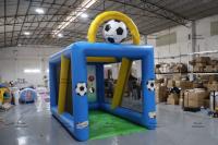 China Custom PVC Inflatable Soccer Goal 5x3x3m with Blower for Competitive Games for sale