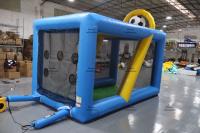 China Custom PVC Inflatable Soccer Goal 5x3x3m with Blower for Competitive Games for sale