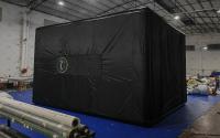 China Portable Inflatable Golf Simulator Tent 4.6x5.25x3.3m PVC Airtight Enclosure with Hitting Screen for sale