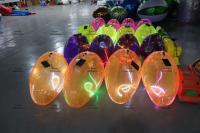 China Customizable Glowing Clear PVC Inflatable Cloud Balloon with LED Light Strip 1m 1.5m 1.8m for Party Decoration for sale