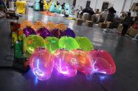 China Customizable Glowing Clear PVC Inflatable Cloud Balloon with LED Light Strip 1m 1.5m 1.8m for Party Decoration for sale