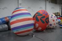 China Customized Giant Inflatable Easter Egg 200cm Festival Event Decoration with Built-in Fan for sale