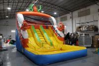 China Commercial Inflatable Double Lane Water Slide 6x4x4.6m PVC for Kids Outdoor Play for sale