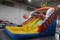 China Commercial Inflatable Double Lane Water Slide 6x4x4.6m PVC for Kids Outdoor Play for sale