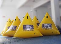 China Custom Inflatable Race Buoys 1x1m to 2x2m with 0.6mm PVC Tarpaulin and 3-5 Year Service Life for sale