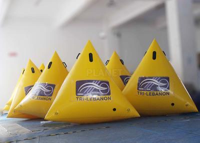 China Custom Inflatable Race Buoys 1x1m to 2x2m with 0.6mm PVC Tarpaulin and 3-5 Year Service Life for sale