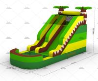 China Custom Inflatable Kids Toddler Slide 6.3x2.85x3.8m PVC Tarpaulin for Pool for sale
