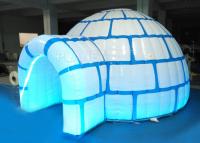 China Large Commercial Inflatable Igloo Tent 4.22m x 3.7m x 2.2m with Custom Logo Printing for Outdoor Events for sale