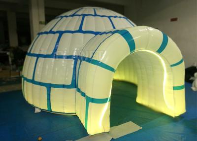 China Large Commercial Inflatable Igloo Tent 4.22m x 3.7m x 2.2m with Custom Logo Printing for Outdoor Events for sale