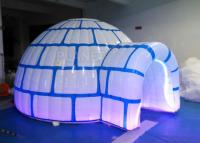 China Large Commercial Inflatable Igloo Tent 4.22m x 3.7m x 2.2m with Custom Logo Printing for Outdoor Events for sale