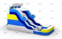 China Large Inflatable Water Slide with Pool 6.3m x 2.85m for Home Party Event Use for sale