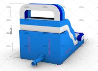 China Inflatable Water Slide 6x2.85x3.5m Dual Lane PVC Tarpaulin Outdoor Play for sale