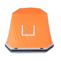 China EN71 ASTM Certified 2.5x2.5m Inflatable Floating Tent with Custom Logo Printing for Water Camping for sale