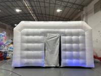China White Oxford Inflatable Hot Yoga Tent 4.82x5.82x2.76m Portable Studio for Indoor Outdoor Yoga Gymnastics for sale