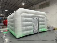 China White Oxford Inflatable Hot Yoga Tent 4.82x5.82x2.76m Portable Studio for Indoor Outdoor Yoga Gymnastics for sale