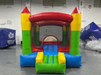 China Mini Bouncy Castle Inflatable Bounce House Slide Combo 3.5x2.5x2.5m Commercial PVC Jumping Castle for Kids for sale
