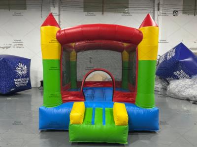 China Mini Bouncy Castle Inflatable Bounce House Slide Combo 3.5x2.5x2.5m Commercial PVC Jumping Castle for Kids for sale