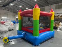 China Mini Bouncy Castle Inflatable Bounce House Slide Combo 3.5x2.5x2.5m Commercial PVC Jumping Castle for Kids for sale