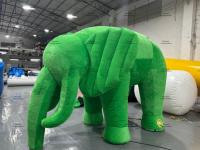 China Giant Inflatable Plush Elephant 3m Height Outdoor Promotional Advertising Display with Built-in Blower for sale