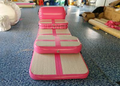China Pink Inflatable Air Track Gymnastics Mat - 1-Minute Setup, CE/SGS Certified Training Equipment for sale