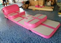China Pink Inflatable Air Track Gymnastics Mat - 1-Minute Setup, CE/SGS Certified Training Equipment for sale