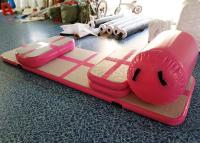 China Pink Inflatable Air Track Gymnastics Mat - 1-Minute Setup, CE/SGS Certified Training Equipment for sale
