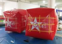 China Square Inflatable Marker Buoy - PVC/TPU Floating Water Buoy with 3-Year Warranty for Ocean and Triathlon Use for sale
