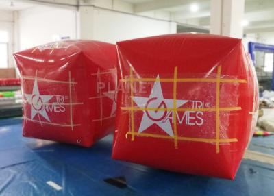 China Square Inflatable Marker Buoy - PVC/TPU Floating Water Buoy with 3-Year Warranty for Ocean and Triathlon Use for sale