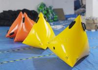 China Customizable Inflatable Marker Buoy 0.6mm PVC Tarpaulin Hot Air Welded Seams for sale