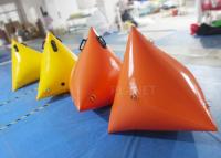 China Customizable Inflatable Marker Buoy 0.6mm PVC Tarpaulin Hot Air Welded Seams for sale