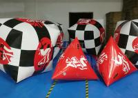 China 2 Meter Inflatable Marine Marker Buoy Cube Buoy for Water Advertising CE Certified for sale