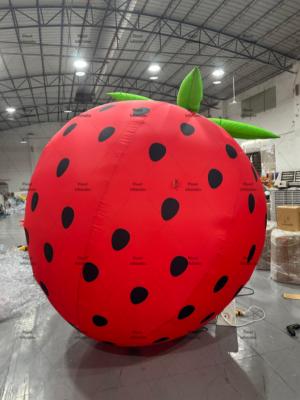 China Giant Inflatable Strawberry Model 2.4m for Outdoor Event Advertising Promotion for sale