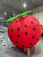 China Giant Inflatable Strawberry Model 2.4m for Outdoor Event Advertising Promotion for sale