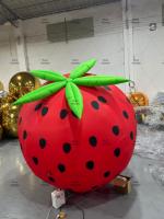 China Giant Inflatable Strawberry Model 2.4m for Outdoor Event Advertising Promotion for sale