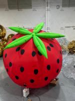China Giant Inflatable Strawberry Model 2.4m for Outdoor Event Advertising Promotion for sale