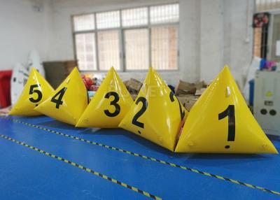 China Custom PVC Inflatable Advertising Buoy - Waterproof Yellow Floating Marker with 2-Year Warranty and 15-Day Inflation for sale