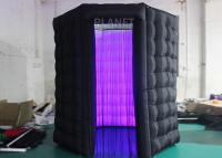 China 2.4x2.4x2.4 Meter CE Approved Inflatable Octagon Photo Booth with LED Lighting for Trade Shows for sale