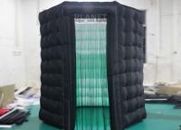China 2.4x2.4x2.4 Meter CE Approved Inflatable Octagon Photo Booth with LED Lighting for Trade Shows for sale