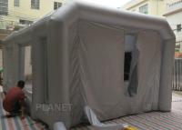 China 6×4×3m Inflatable Spray Painting Booth with Dual Air System & CE/UL Certification for sale