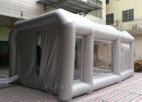 China 6×4×3m Inflatable Spray Painting Booth with Dual Air System & CE/UL Certification for sale