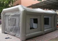 China 6×4×3m Inflatable Spray Painting Booth with Dual Air System & CE/UL Certification for sale