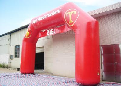 China Custom Inflatable Arch 8m-15m Range with PVC Tarpaulin Construction and Logo Printing for Outdoor Events for sale