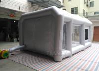 China 6x4 Meter Inflatable Automotive Paint Booth with CE/UL Certification - 210D Oxford & 0.6mm PVC Construction for sale
