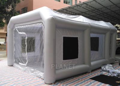 China 6x4 Meter Inflatable Automotive Paint Booth with CE/UL Certification - 210D Oxford & 0.6mm PVC Construction for sale