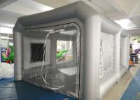 China Customized Inflatable Spray Booth 6m x 4m x 3m with 210D Oxford & 0.6mm PVC Material for sale