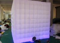 China 2.5m LED Inflatable Photo Booth Tent One Door with Color Changing Light 110V 220V for sale